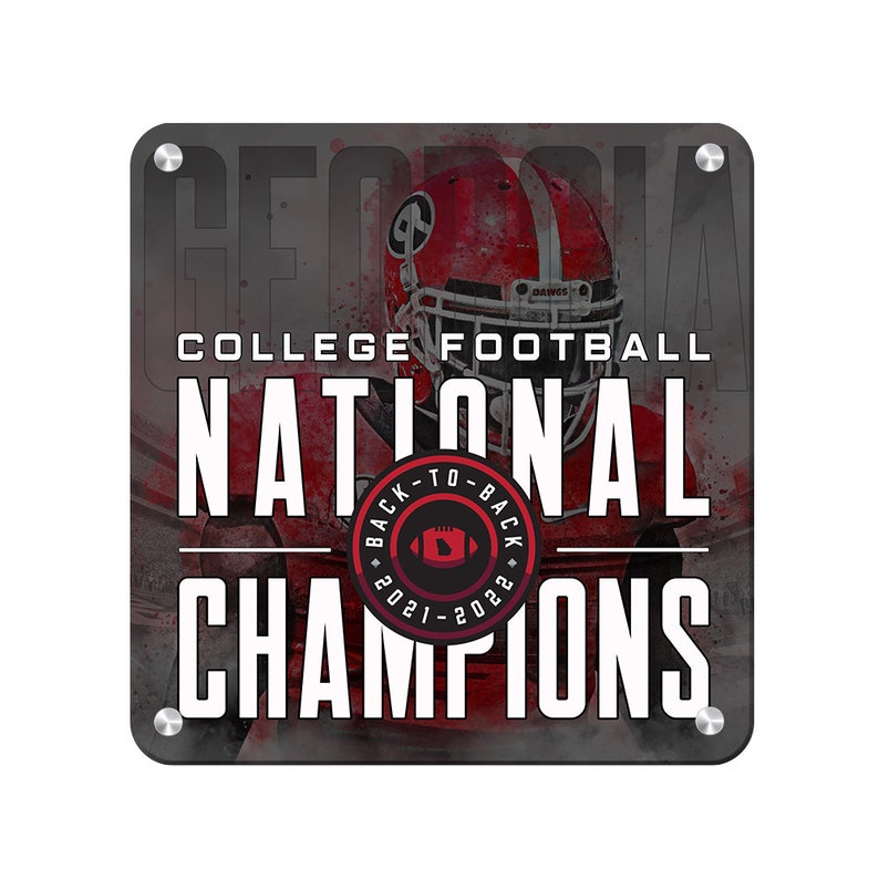 National Champions Georgia Bulldogs Back-to-back Georgia - Etsy