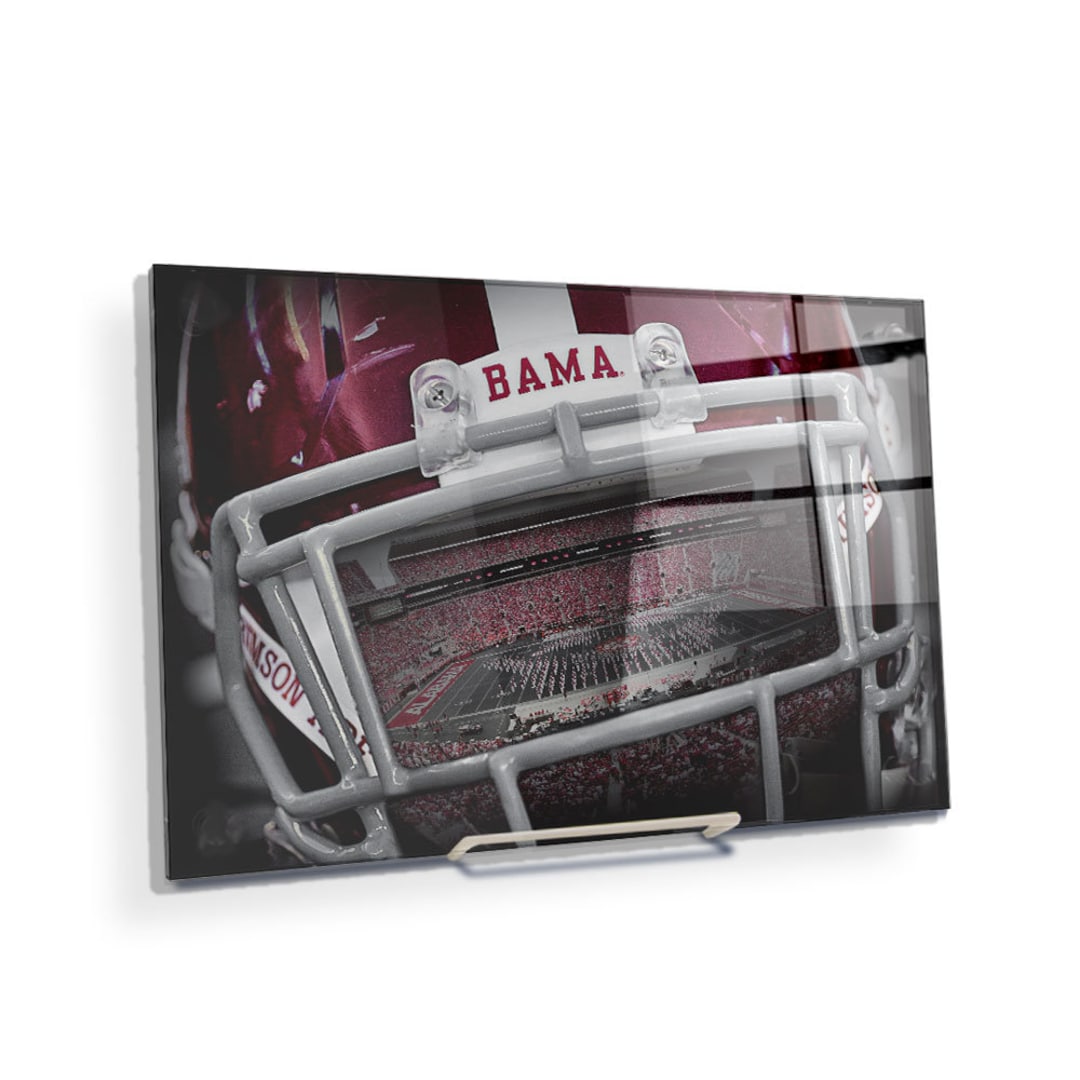 Alabama Crimson Tide Helmet Acrylic Desktop Decor | Roll Tide Bama ...