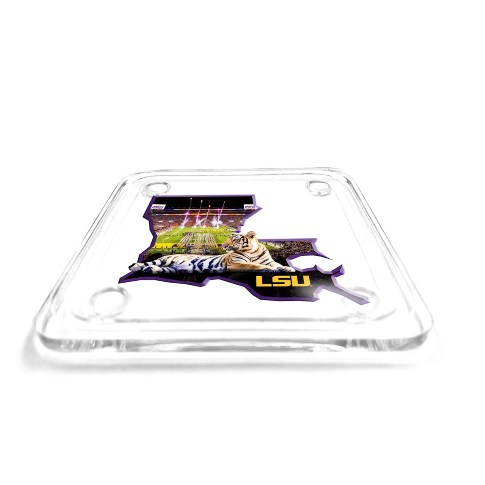 LSU Tigers Mike the Tiger State of Louisiana LSU Tigers Decor Bar ...