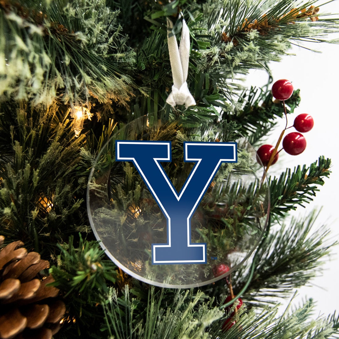Yale University | Yale Logo | Yale Bulldogs | Christmas Decoration ...