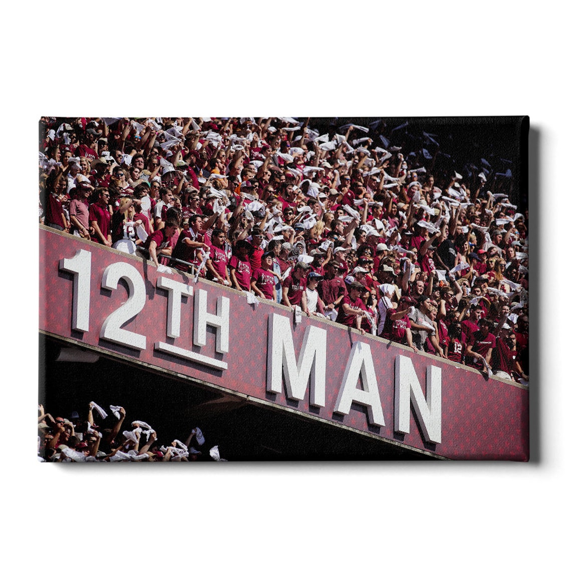 Texas A&M 12th Man Canvas Wall Art Metal Wall Art | Etsy