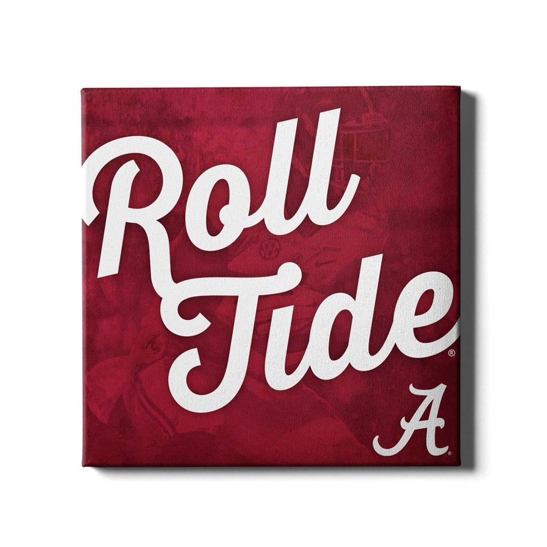 Alabama Crimson Tide Canvas Wall Art | Roll Tide, BAMA Decor - Etsy