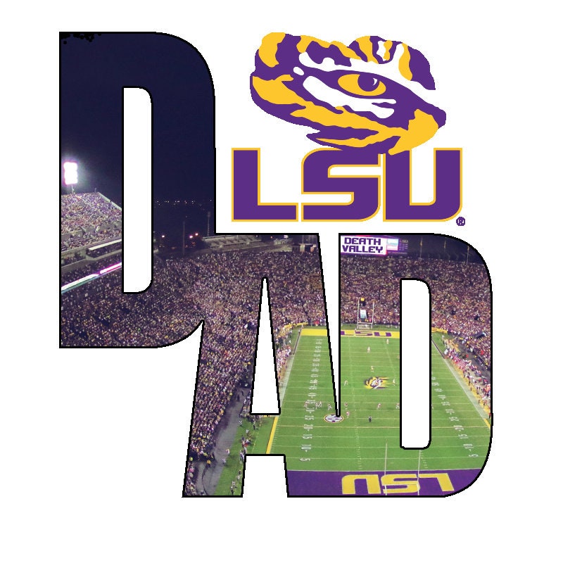 Father's Day LSU Dad Louisiana State University LSU - Etsy