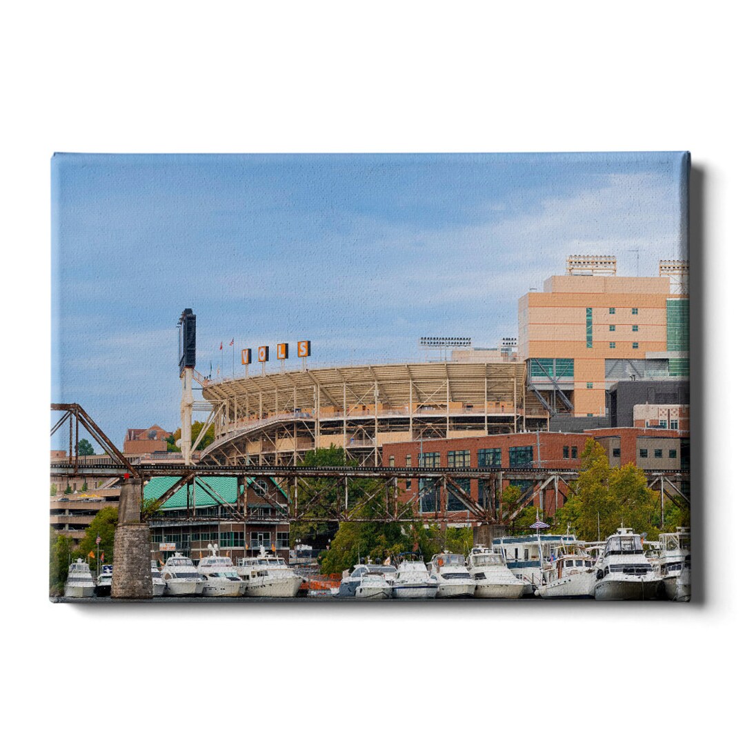 Neyland Stadium Canvas Wall Art | Tennessee Volunteers, Vol Navy - Etsy
