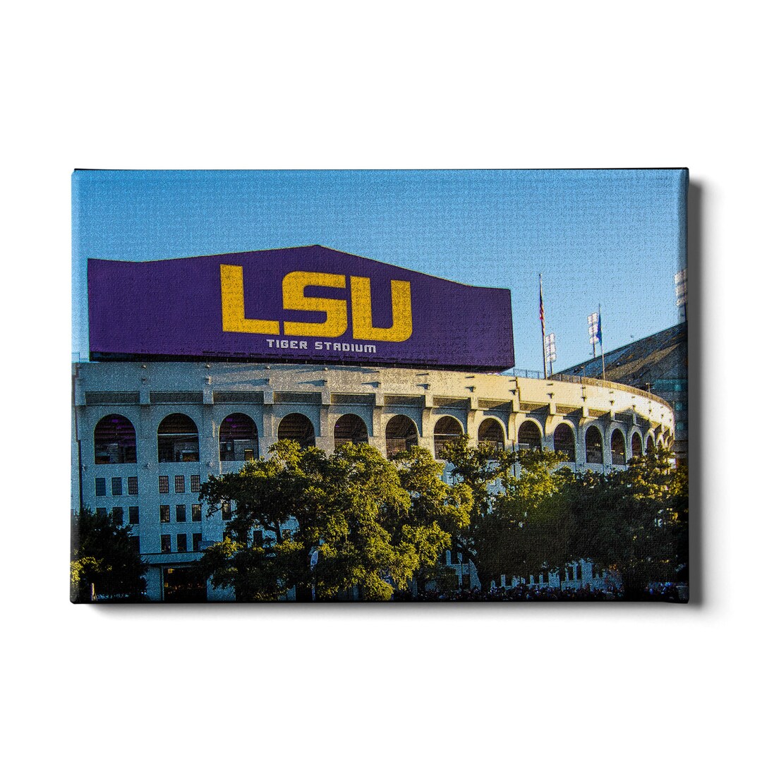 LSU Tiger Stadium Canvas Wall Art | LSU Prints | Louisiana State ...