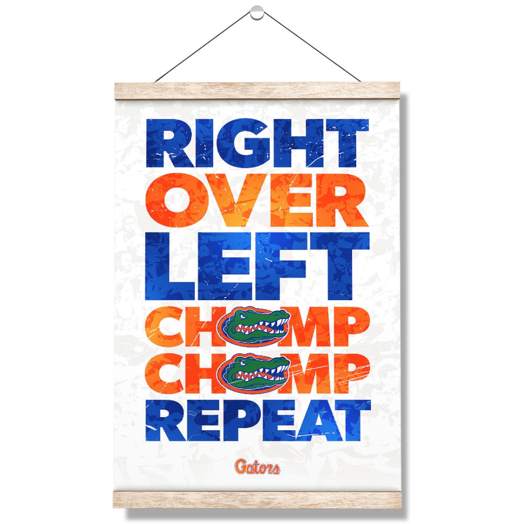 Florida Gators | Chomp Chomp | Hanging Canvas | Gator Traditions | UF ...