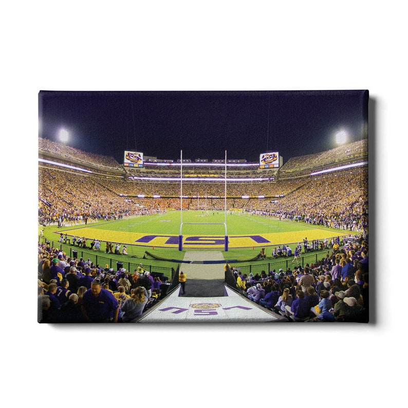 LSU End Zone LSU Tigers Death Valley End Zone SEC - Etsy