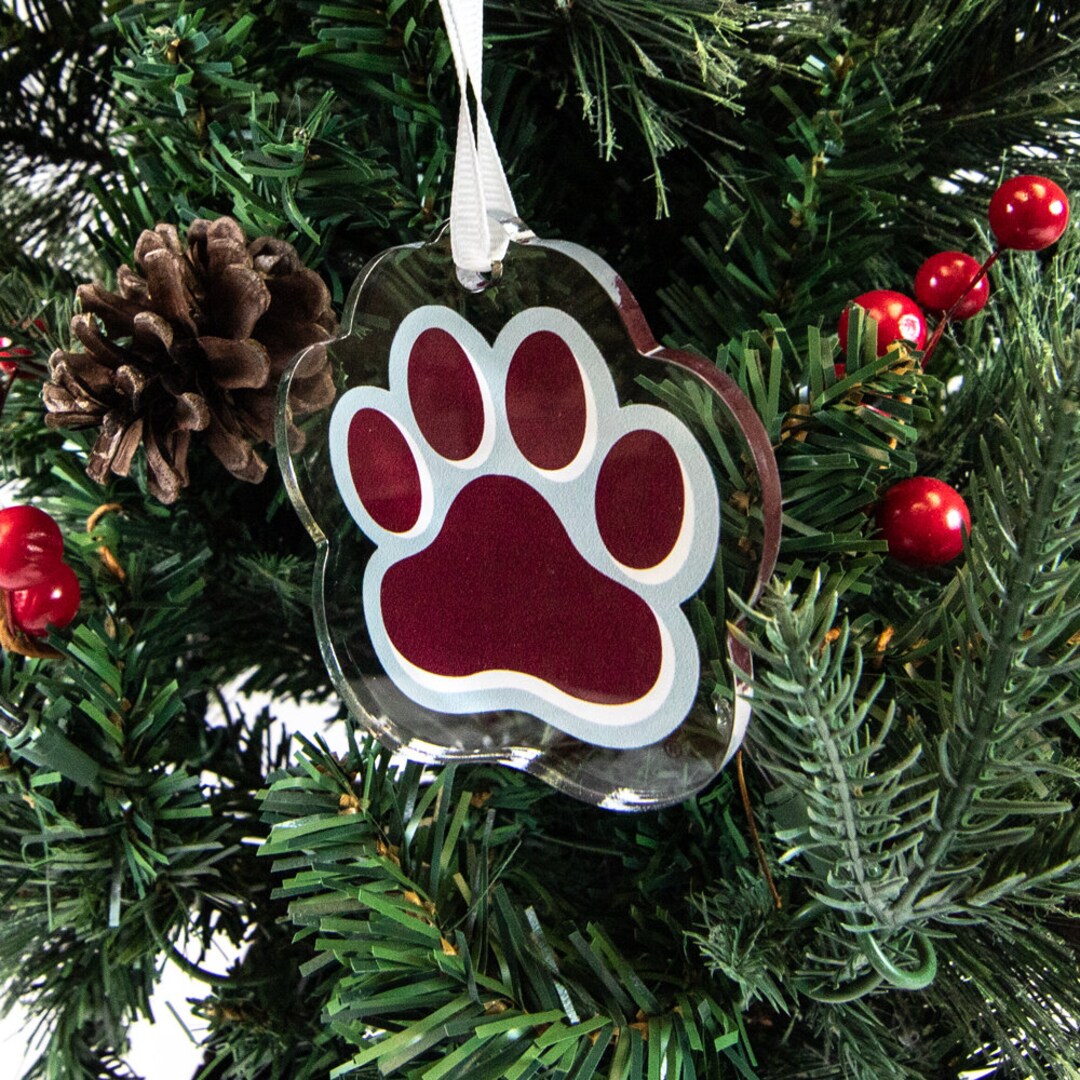 Mississippi State Bulldogs Paw Print MSU Mascot Mississippi State Fan ...
