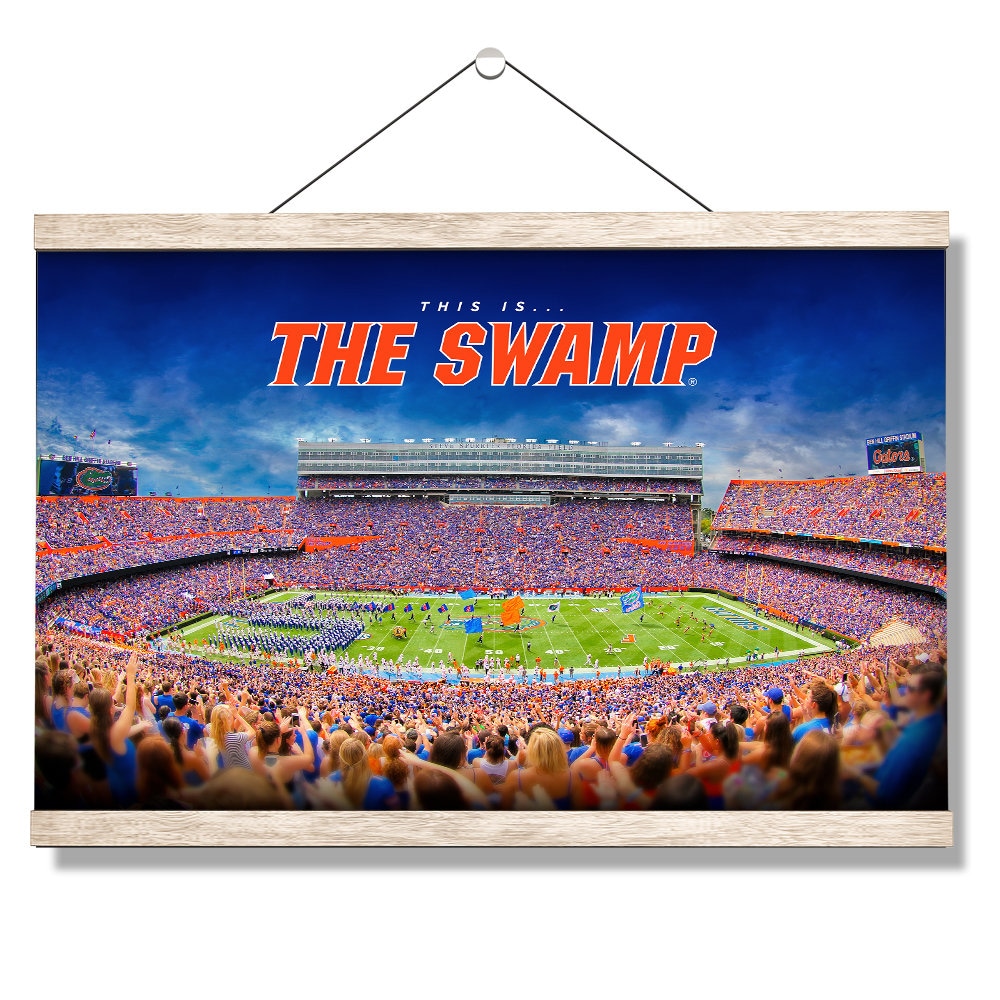 Florida Gators "the Swamp" Hanging Canvas - Ben Hill Griffin Stadium ...