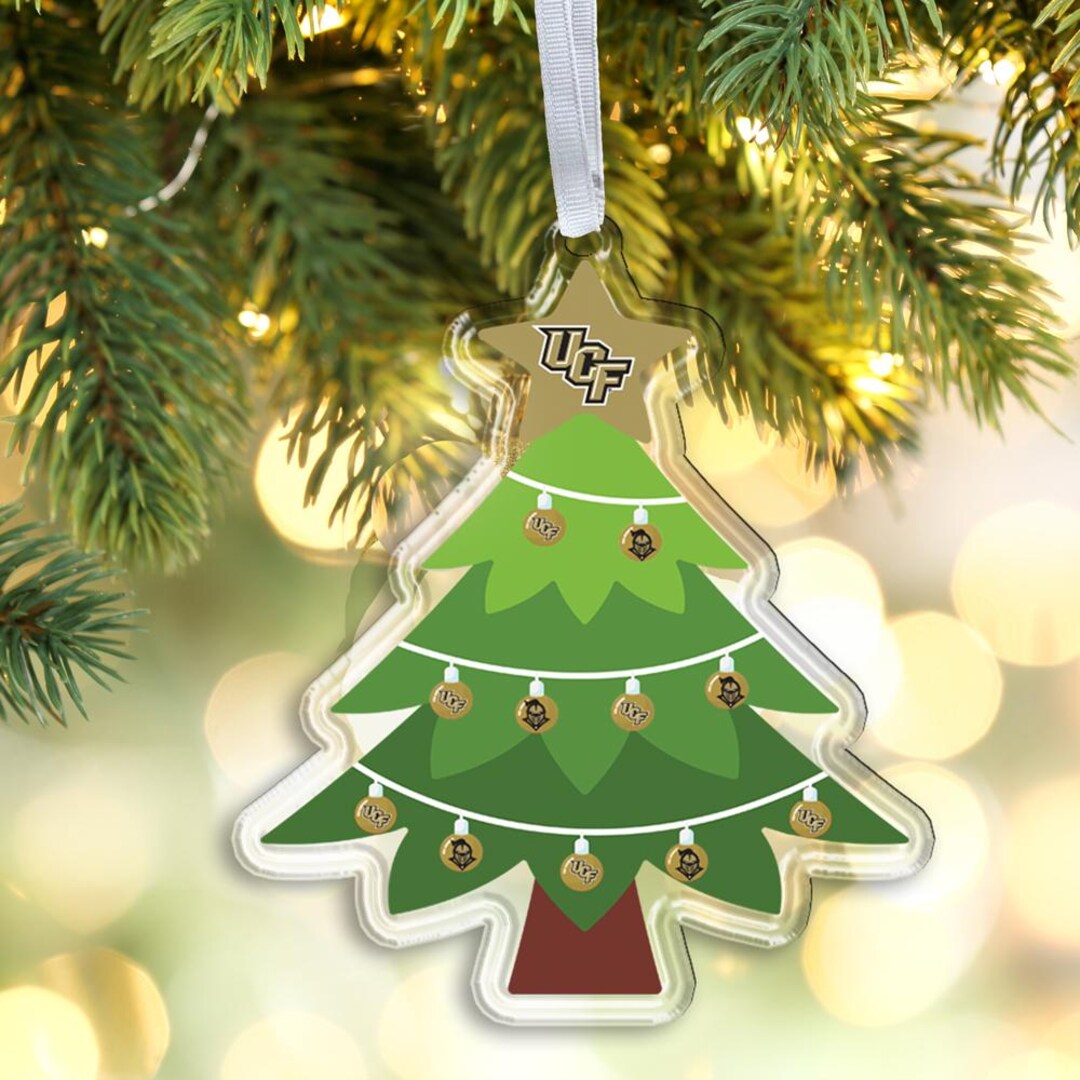 UCF Knights Christmas Ornament: University of Central Florida Logo - Etsy
