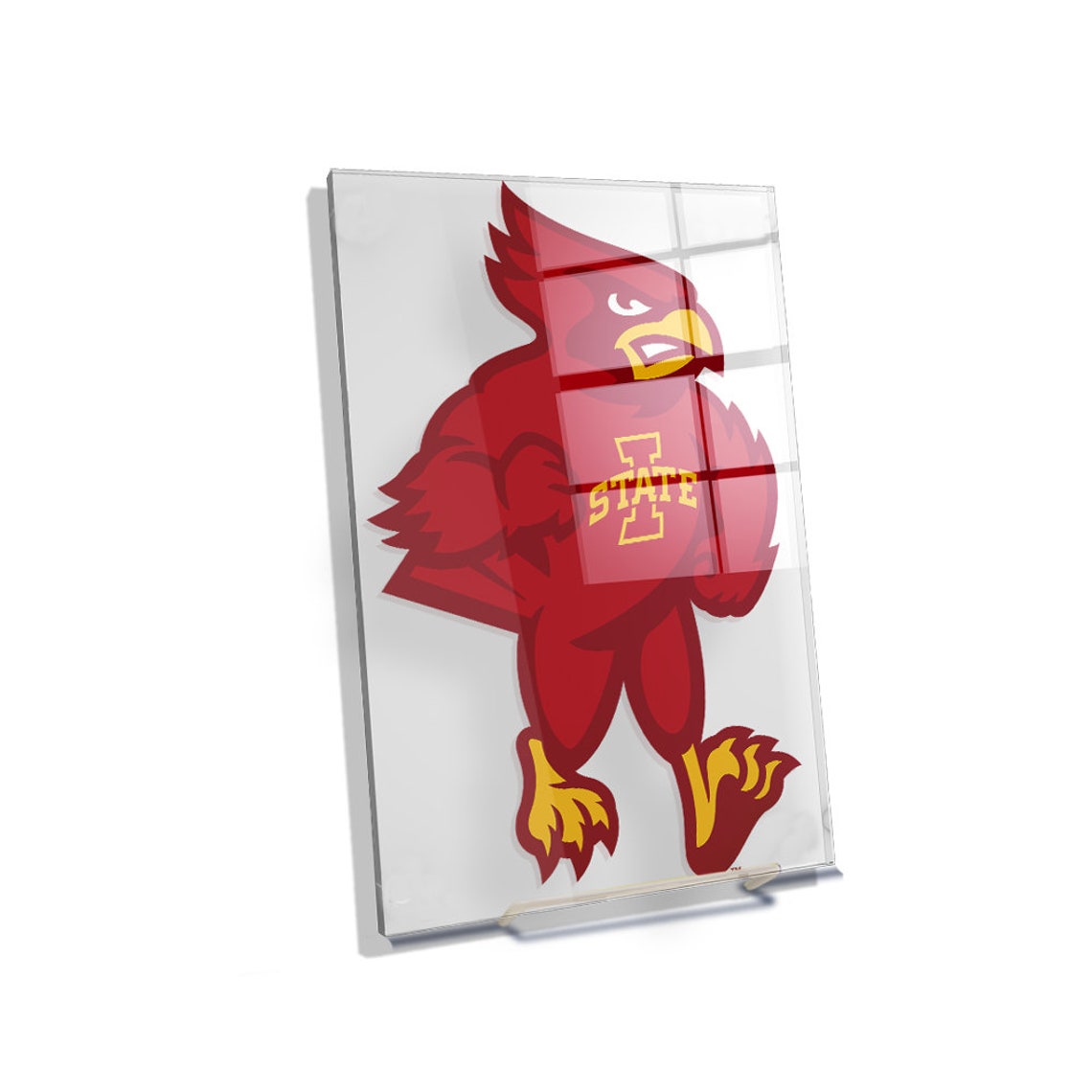 Iowa State Cyclones Cy Logo ISU Mascot Wood Art - Etsy