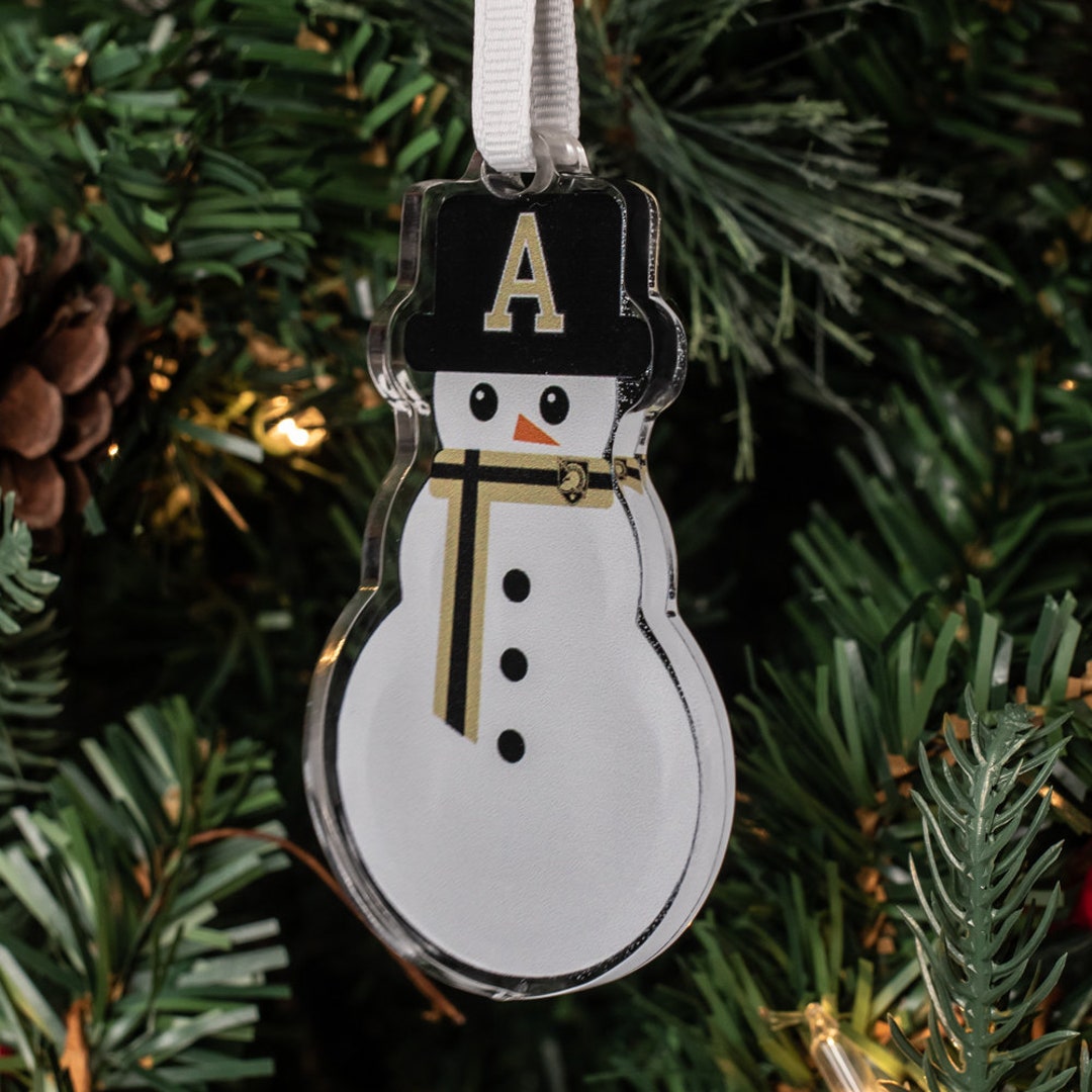Army West Point | Black Knights | Snowman Ornament | United States ...