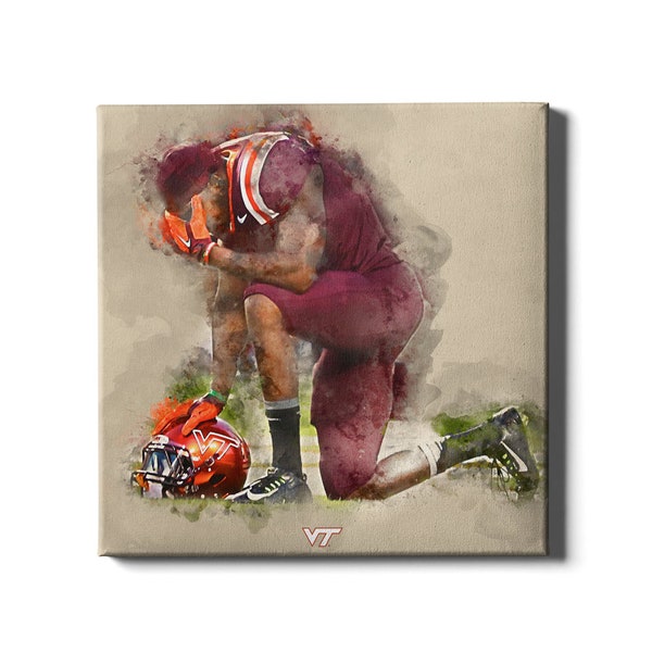 Virginia Tech Football Svg - Etsy