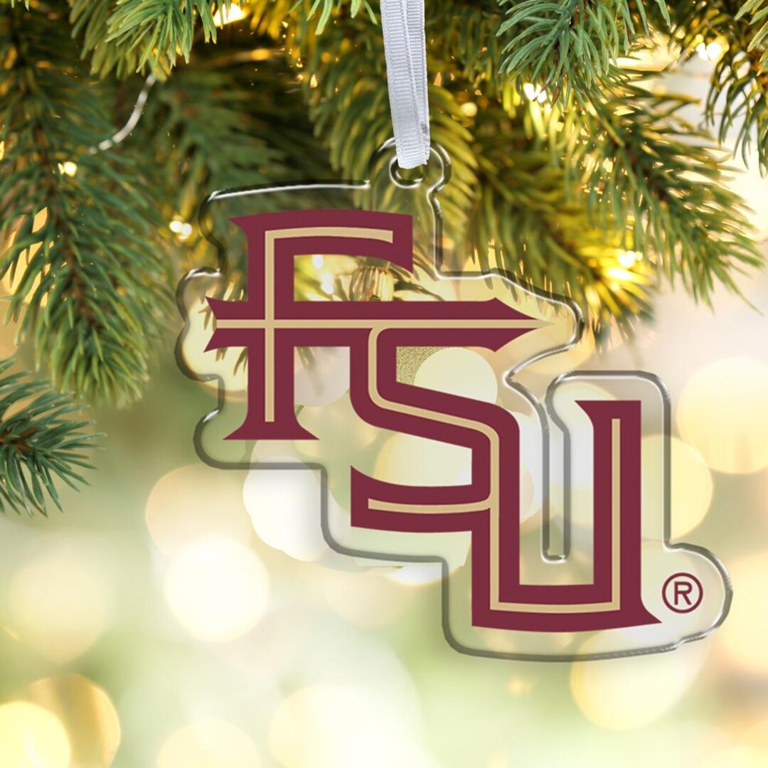 FSU Seminoles Logo Ornament | Florida State University Bag Tag - Etsy