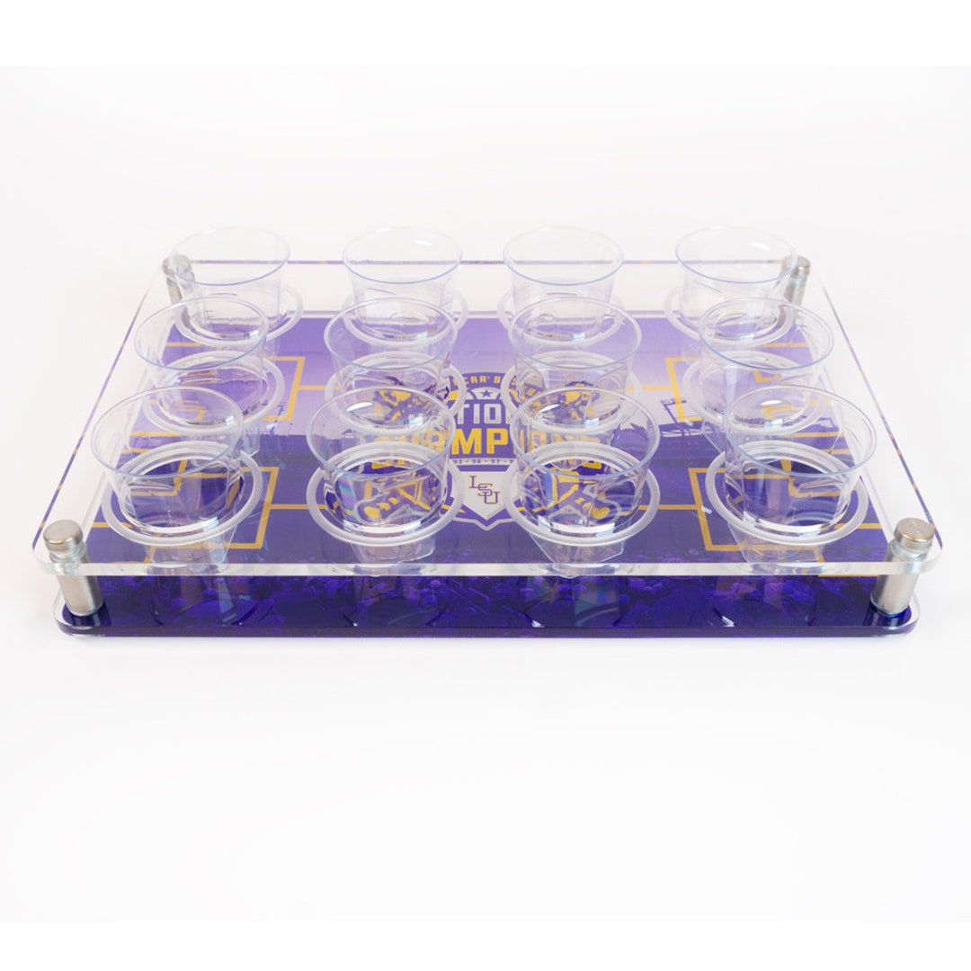 LSU Tigers Baseball Championship Merchandise | Shot Glass Display Tray ...