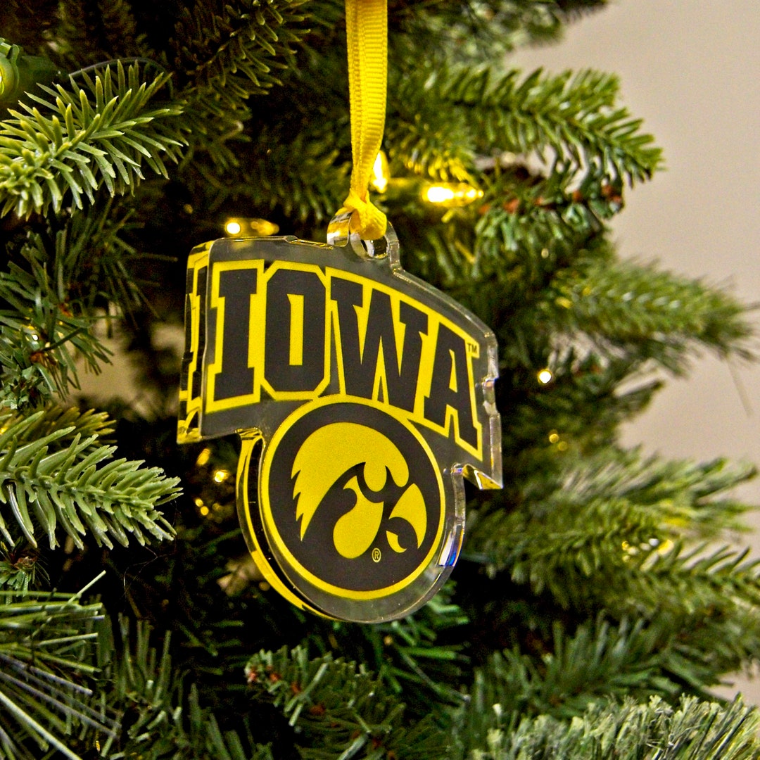 Iowa Hawkeyes | University of Iowa | Iowa Hawkeyes Christmas Ornament ...