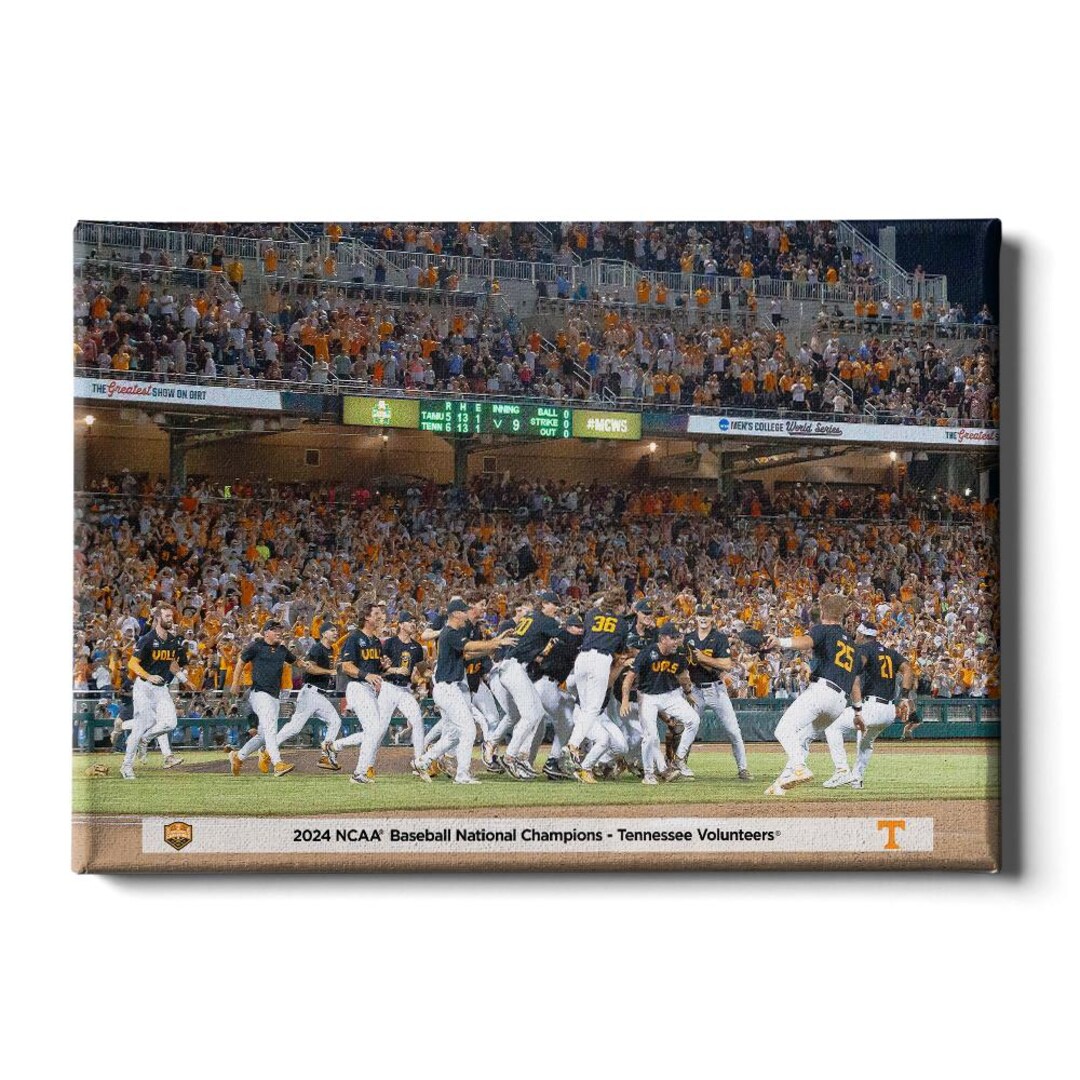 Tennessee Volunteers Baseball | National Champions Canvas, Metal, or ...