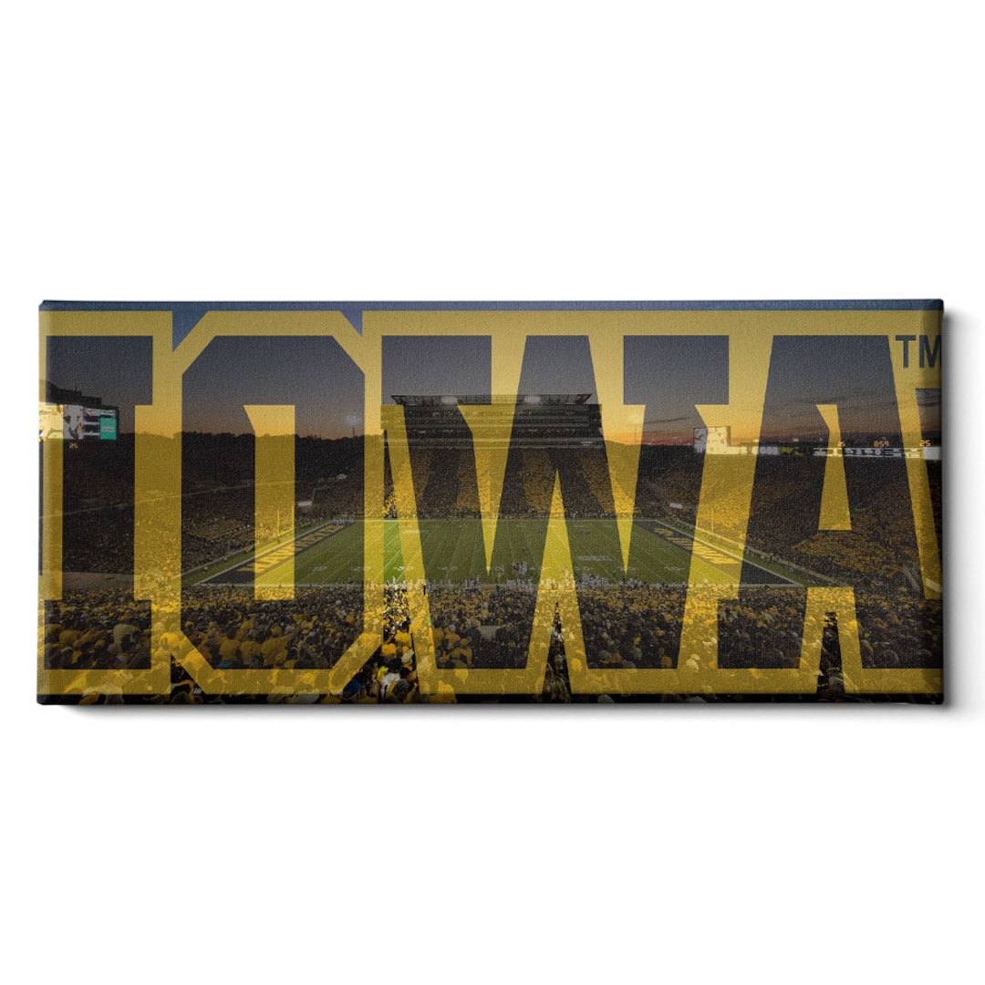 Iowa Hawkeyes | IOWA Panoramic | Kinnick Stadium | Iowa Stripe Out ...