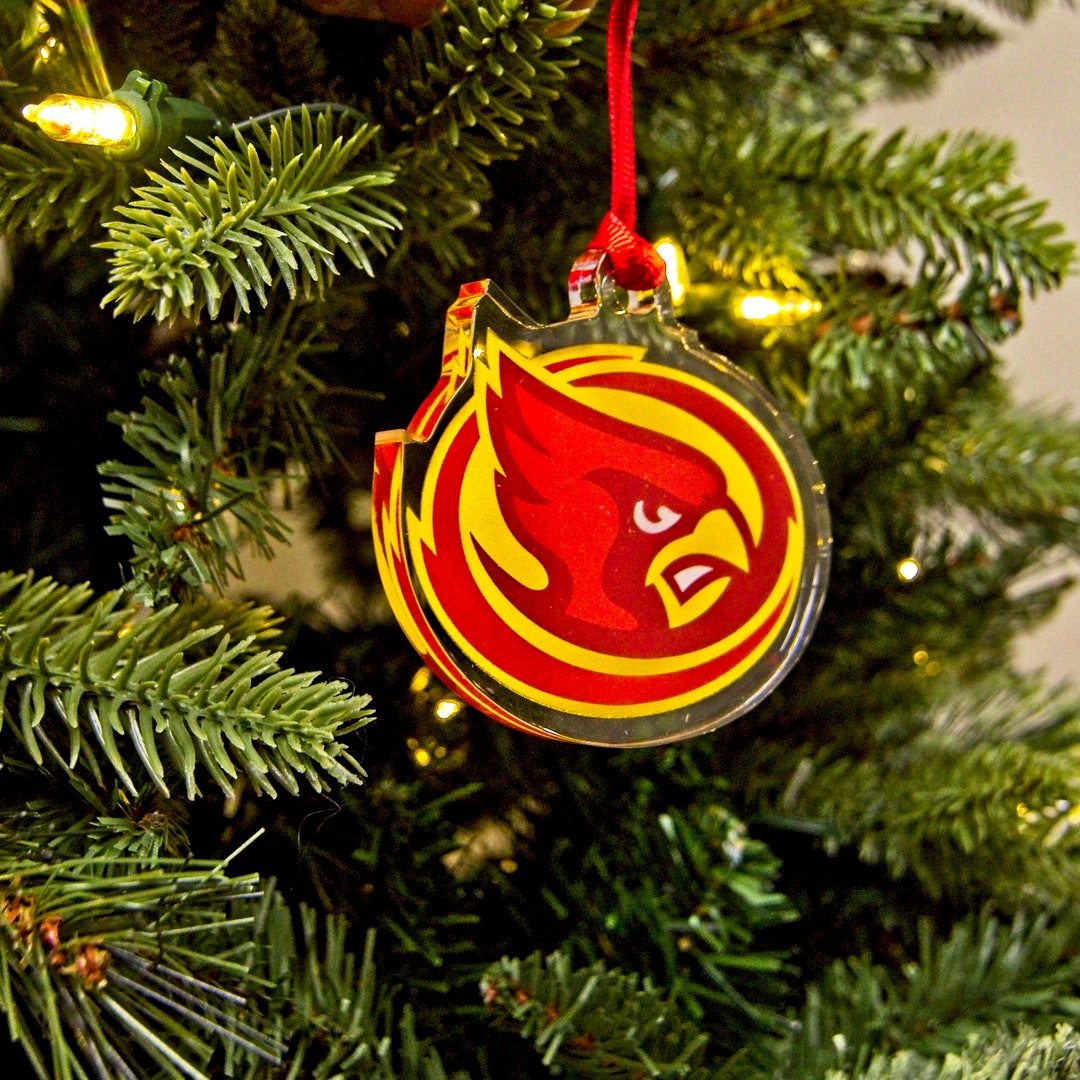 Iowa State | Cyclones Mascot | Cy the Cardinal | Christmas Decoration ...