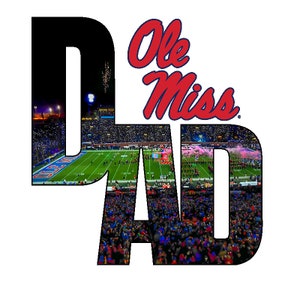 Father's Day | Ole Miss | Gift for Dad | Rebels Football | Ole Miss Dad ...