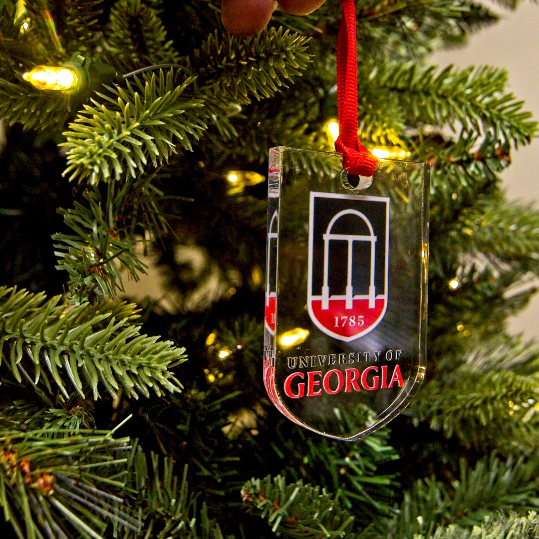University of Georgia Christmas Ornament | Georgia Arch | UGA | Bag Tag ...