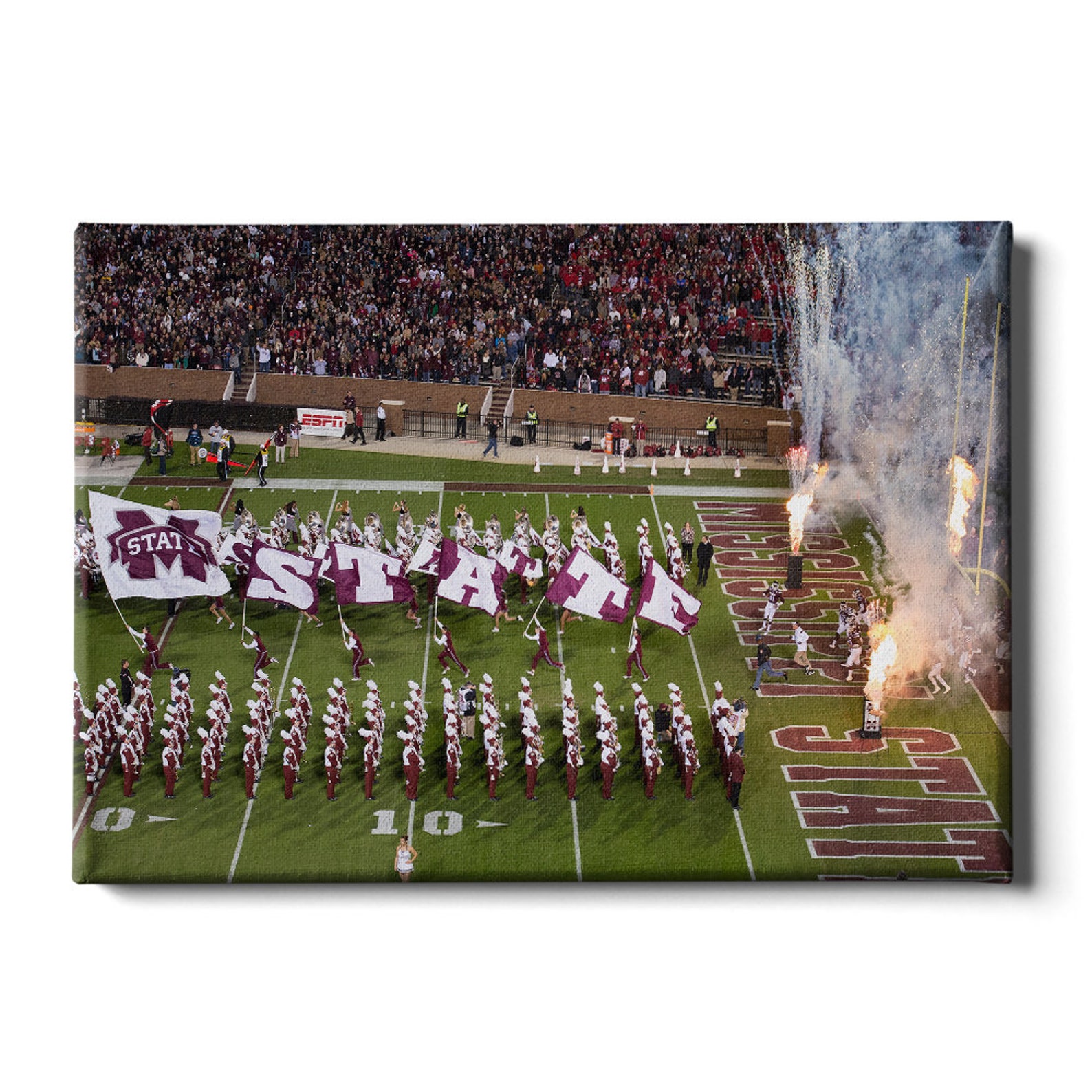 Mississippi State Bulldogs Wall Art | Davis Wade Stadium Canvas, Metal ...
