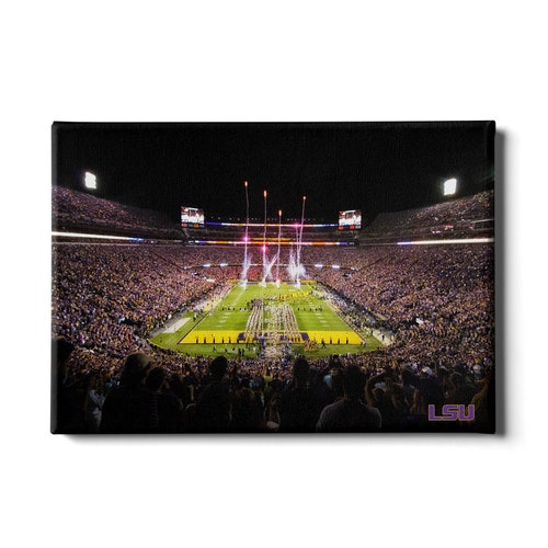 Saturday Night in Death Valley LSU Tigers National - Etsy
