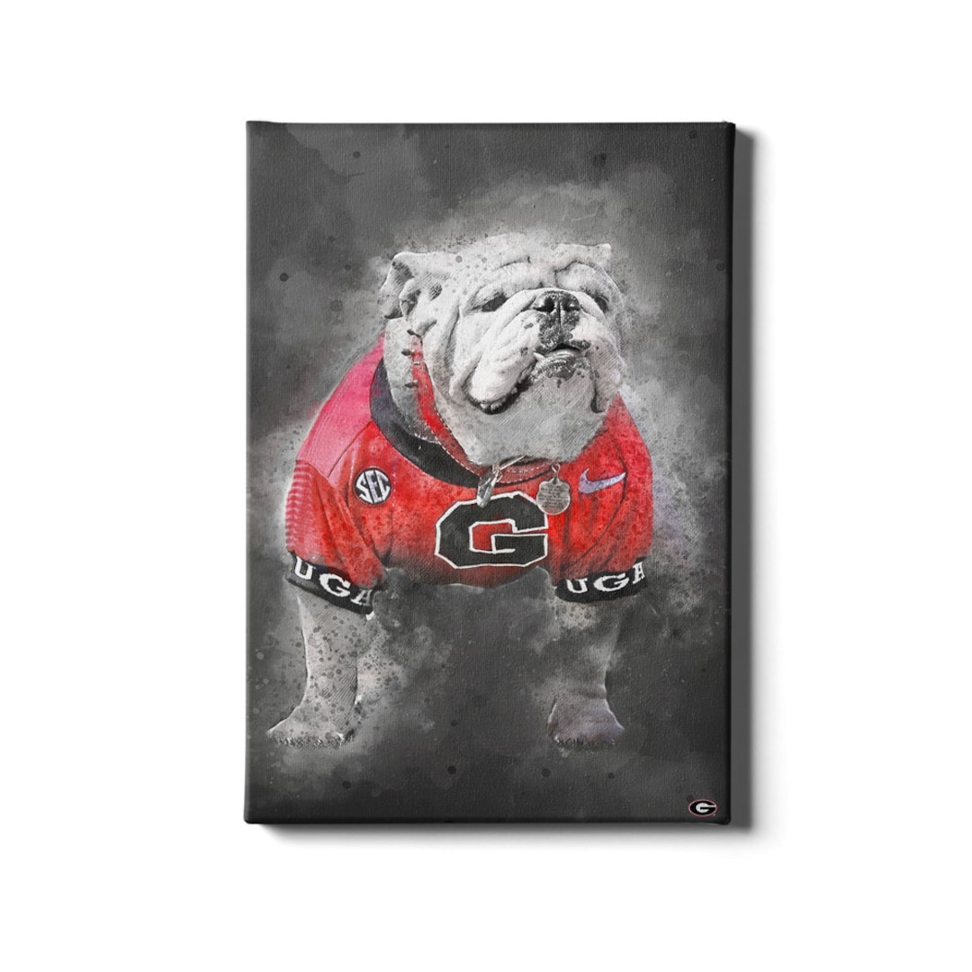 Georgia Bulldogs Uga Mascot Art | Canvas, Metal, Acrylic Wall Decor - Etsy