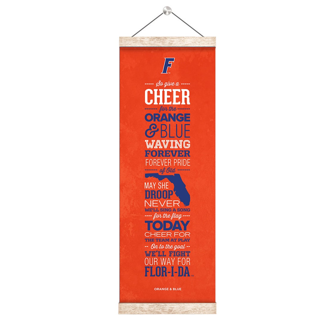 Florida Gators | Orange and Blue | Hanging Canvas | Fight Song | UF ...