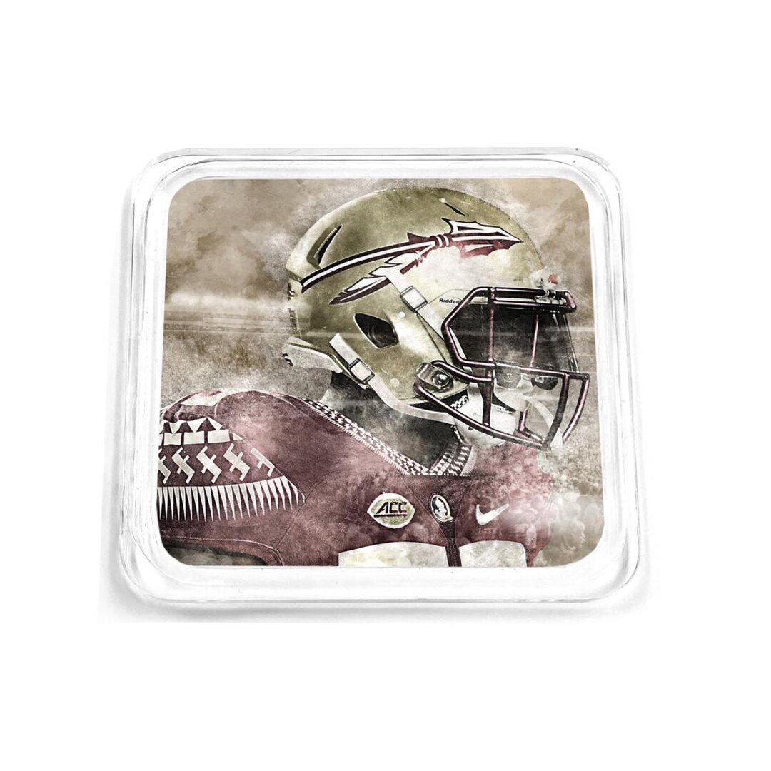 FSU Seminoles Acrylic Drink Coaster: Vintage Nole Design - Etsy