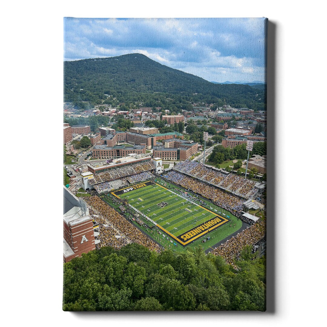 App State | Kidd Brewer Stadium | Appalachian State Gifts | Canvas Wall ...