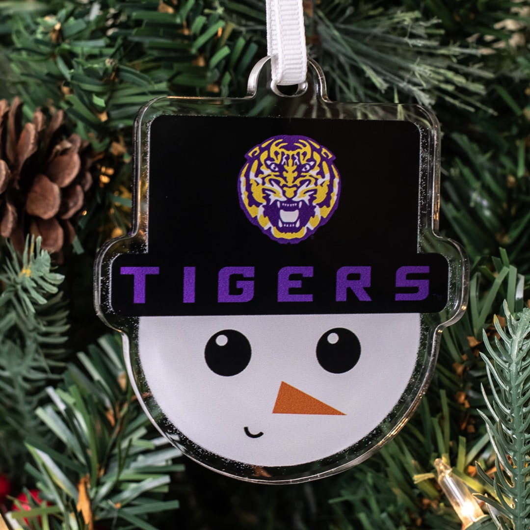 LSU Tigers | Louisiana State University | LSU | LSU Snowman | Christmas ...