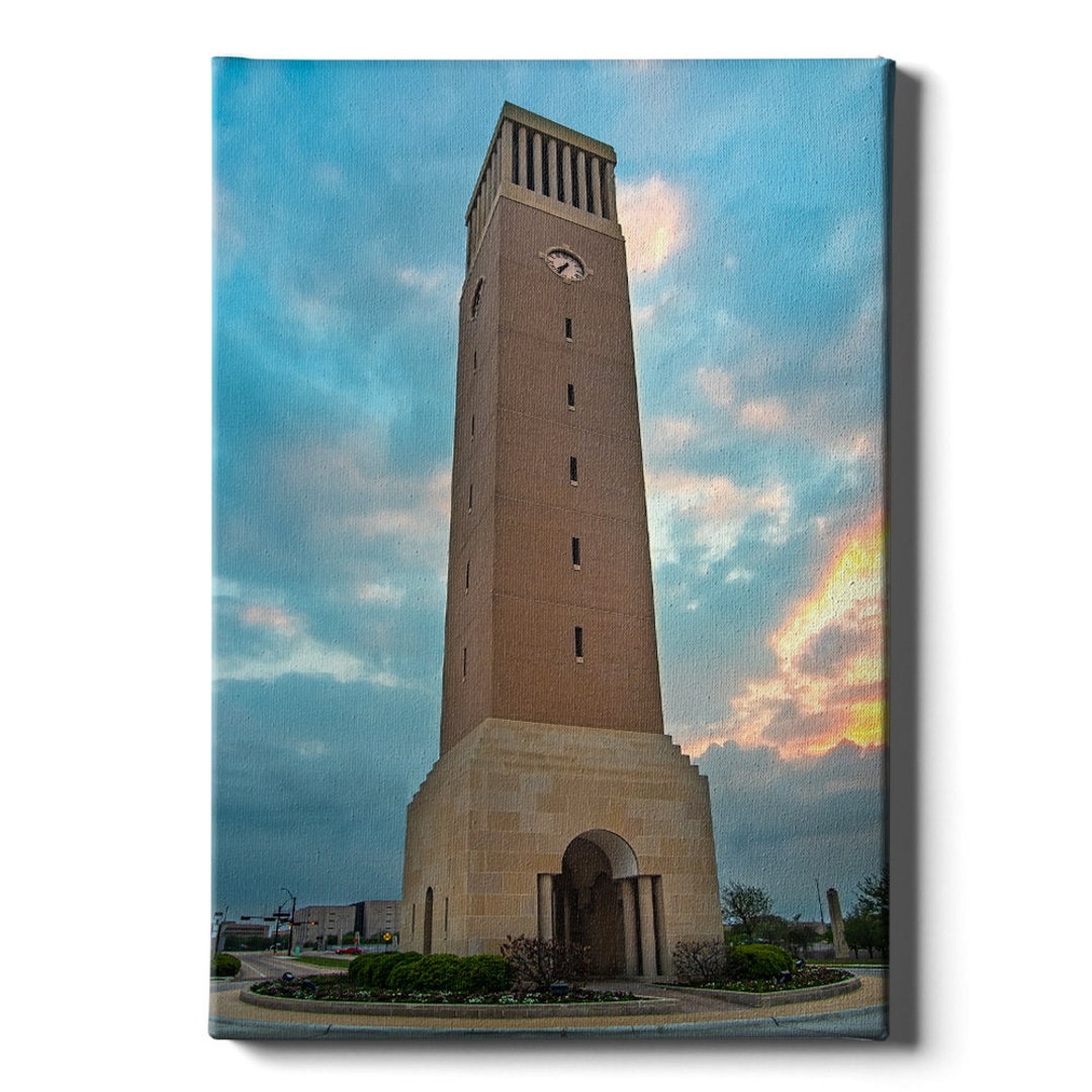 Texas A&M Albritton Bell Tower Sunset Wall Art | Canvas, Metal, Acrylic ...