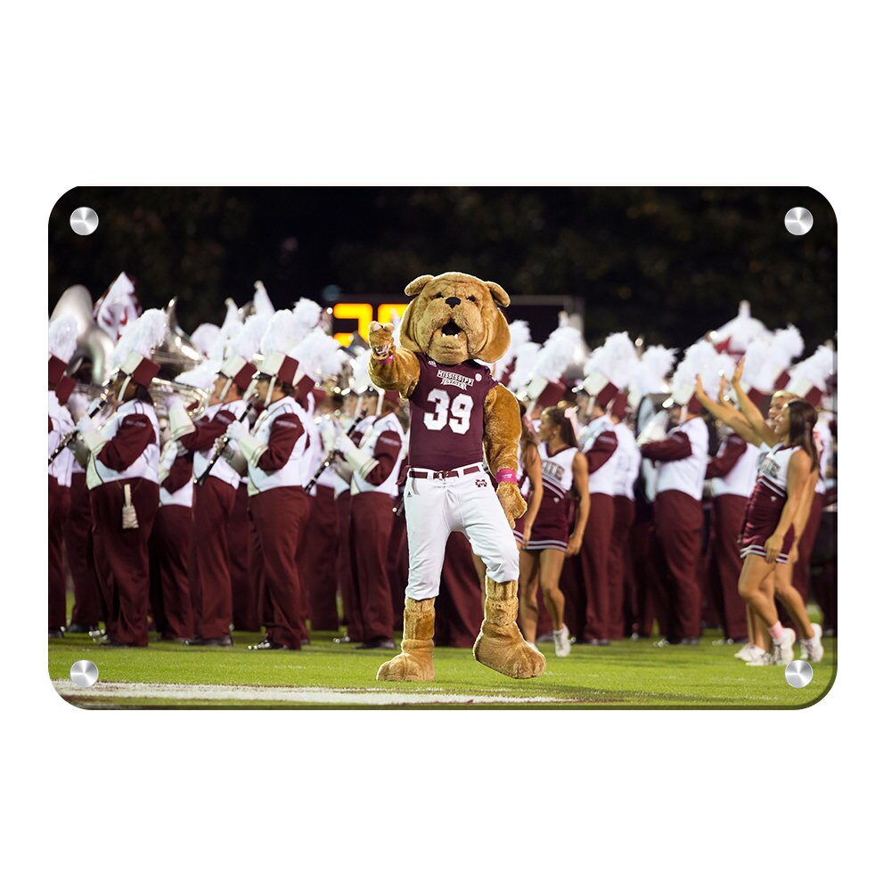 Mississippi State Bully Mascot Wall Art | Davis Wade Stadium Decor - Etsy