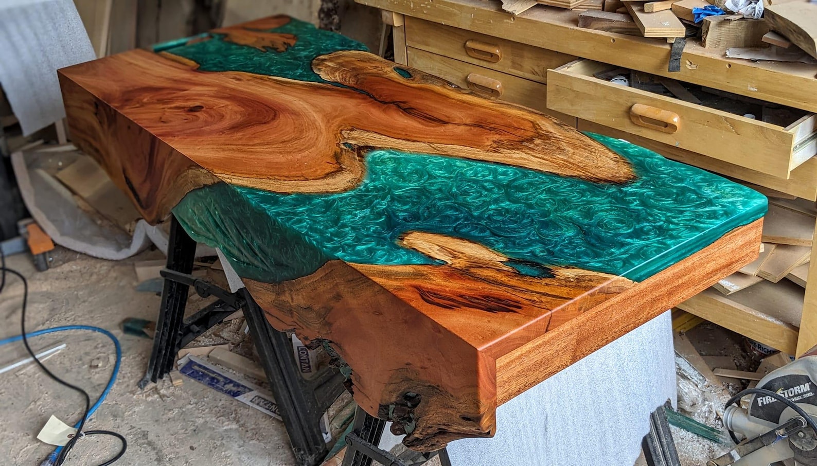 The Executive Desk: Computer Desk, Live Edge Desk, Waterfall Desk ...
