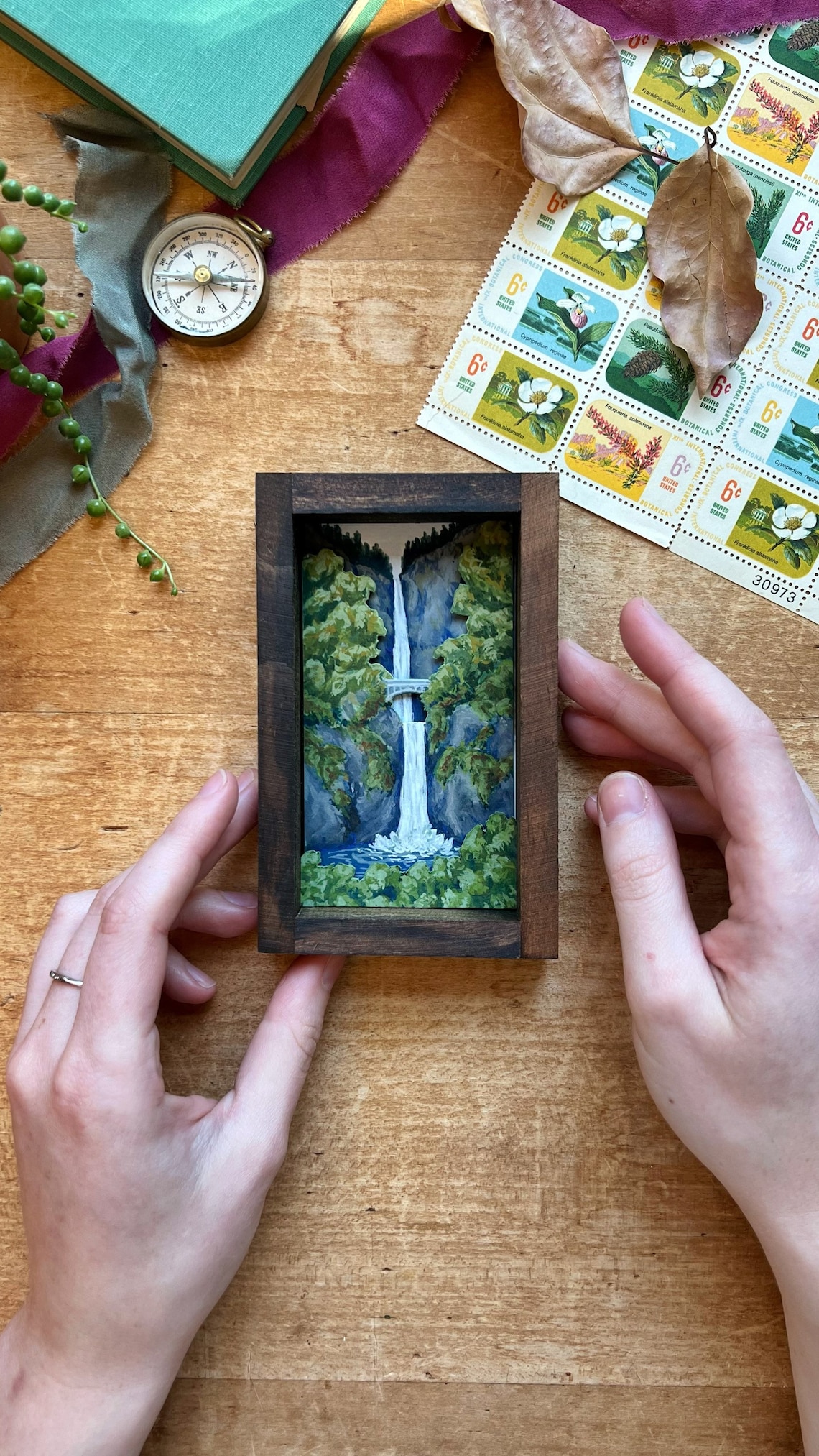 Multnomah Falls Diorama Print - Etsy