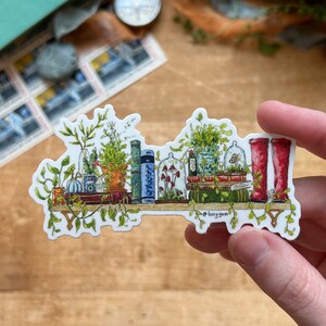 The Mini Botanist's Shelf Sticker - Etsy