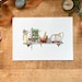 The Mini Baker's Shelf Giclée Print - Etsy