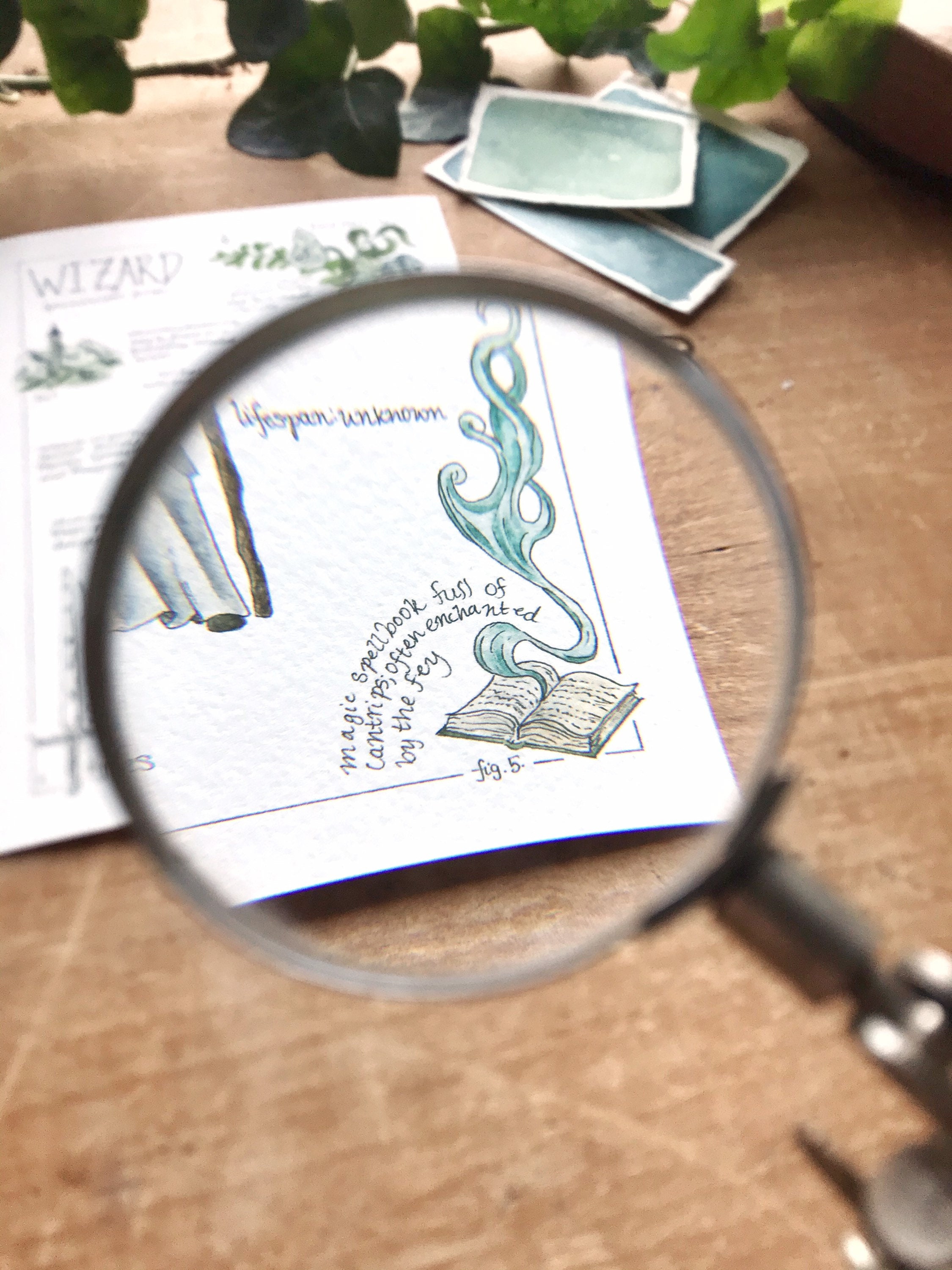 Wizard Field Report - Giclée Print - Etsy