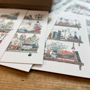 Shelves Postcards Box Set - Etsy