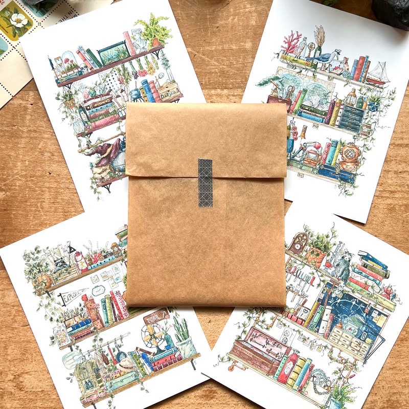 Mini Postcards - Etsy