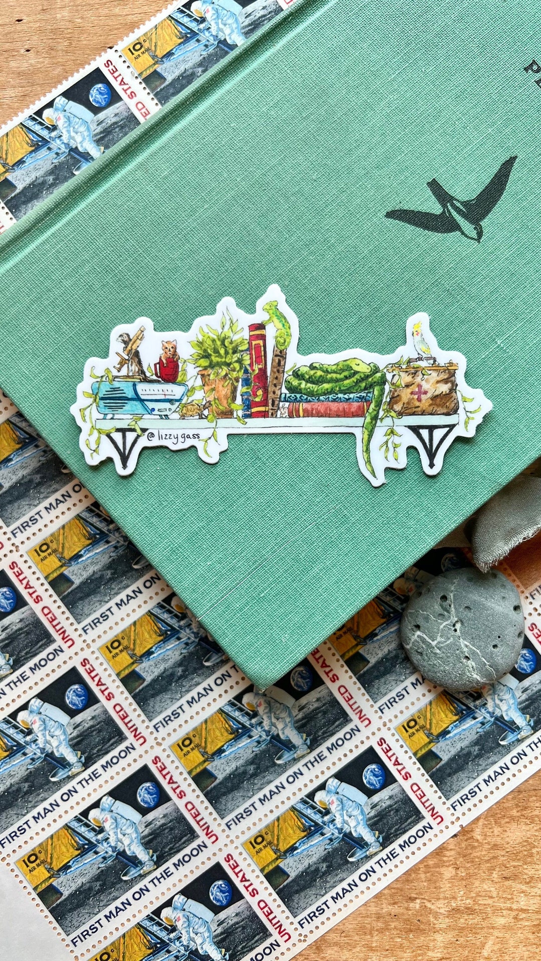 The Mini Veterinarian's Shelf Sticker - Etsy