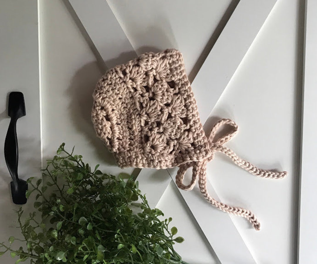 The Shell Bonnet - Cotton Baby Bonnet - Summer Bonnet - Spring Bonnet ...