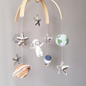 Baby Crib Mobile Space Mobile Planet Mobile Astronaut, Earth, Moon ...