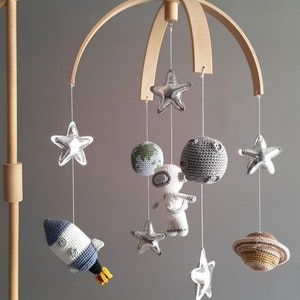Baby Crib Mobile Space Mobile Planet Mobile Astronaut, Earth, Moon ...