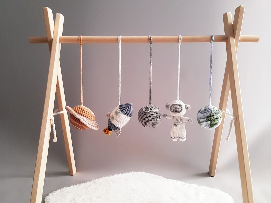 Space Baby Play Gym Toys, Astronaut, Earth, Moon, Rocket, Saturn, Gym ...