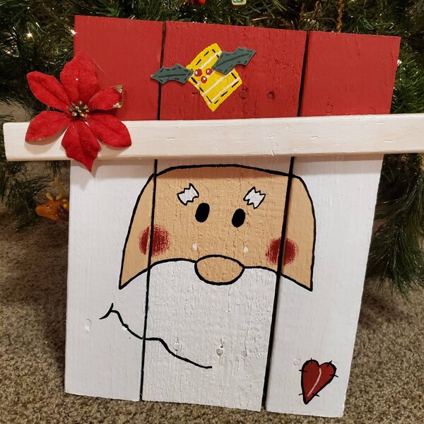 Pallet Santa - Etsy