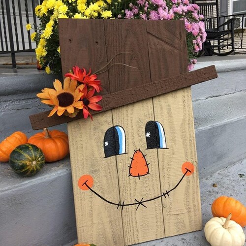 Wooden Scarecrow Plank - Etsy