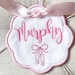 Grandmillennial Bow Nursery Decor Bow Girl Nursery Banner Welcome Baby ...