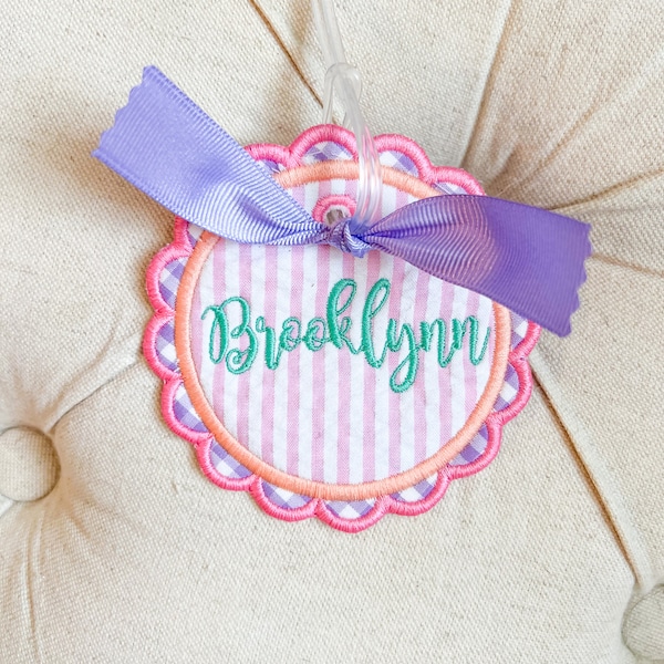 Chevron Name Tags - Etsy